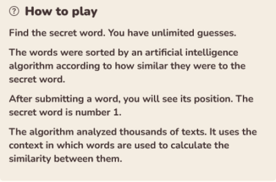 Today’s Contexto #1025